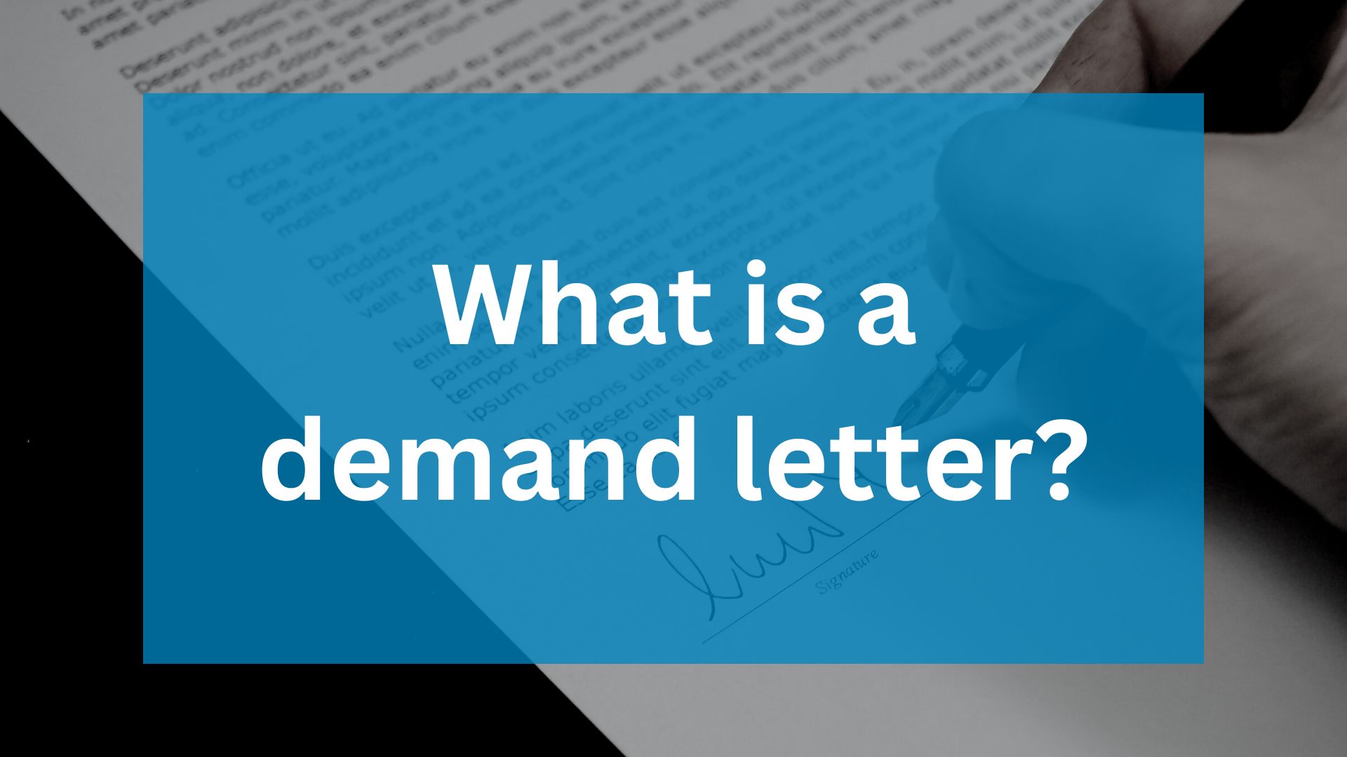 What is a demand letter? - Front Range Injury Attorneys – Denver ...